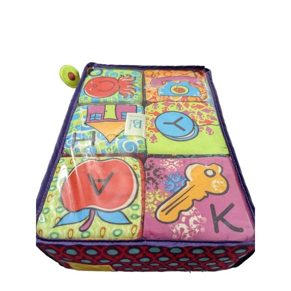 B Squishy | Toys | Baby Squishyb Surprised Fabric Blocks Set Of 6 ...